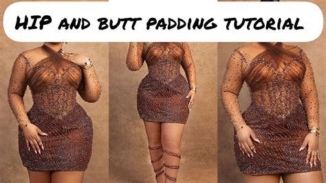 hip and butt padding tutorial youtube