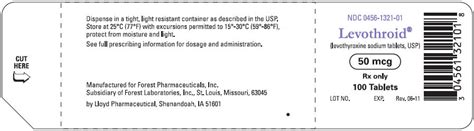 Levothroid Package Insert Prescribing Information