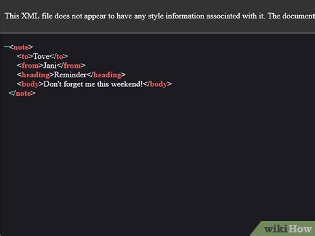 Formas De Ver Archivos XML WikiHow