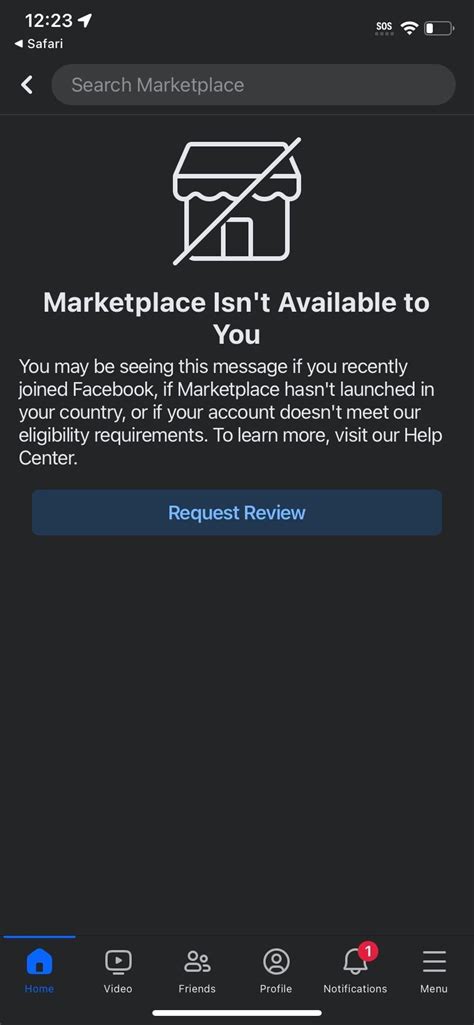 Help With Marketplace Been Like This For A While I Can Still Look At