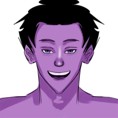 Purple Man Digital Art Purple Guy Art Works Digital Art