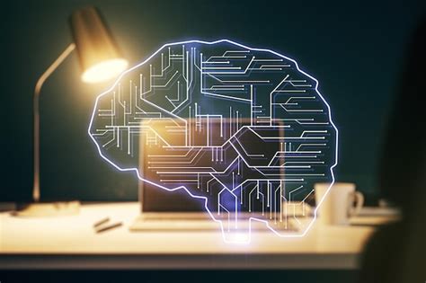 Premium Photo Double Exposure Of Creative Human Brain Microcircuit