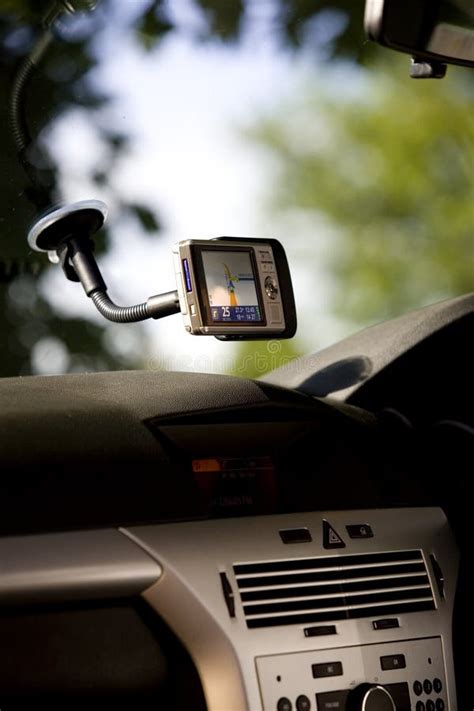 GPS Navigational System Stock Image Image Of Mounted