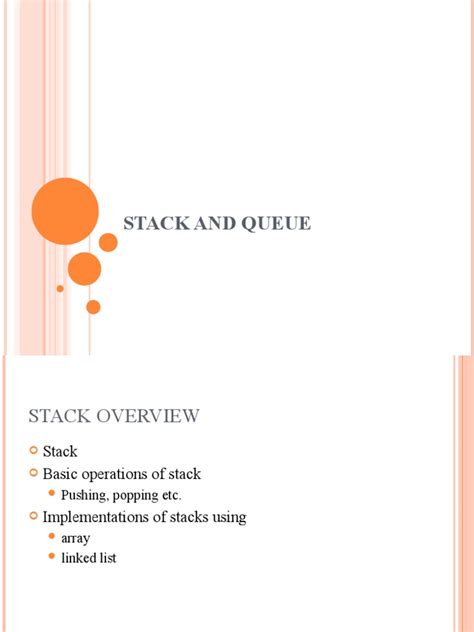 Stack And Queue Pdf Queue Abstract Data Type Subroutine