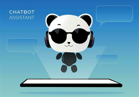 Robot Shaped Chatbot Assistant With Artificial Intelligence Cute Robot Vector Illustration