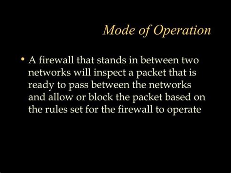 Introduction To Firewalls Ppt Computer Networking Computing
