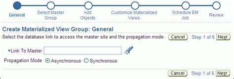 Replicating Data Using Materialized Views