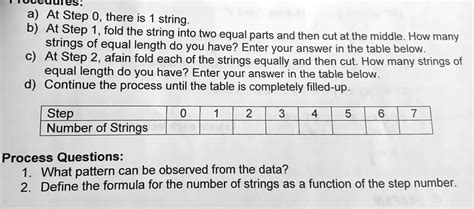 Solved Text A At Step 0 There Is 1 String B At Step 1 Fold The