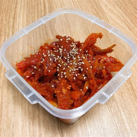 북어채무침 불을 사용하지 않고 만든 복어채 무침