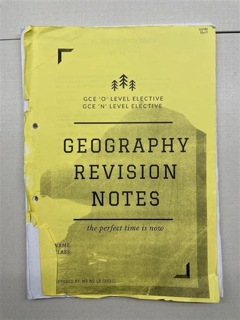 O Level Geography Revision Notes Hobbies And Toys Books And Magazines Textbooks On Carousell