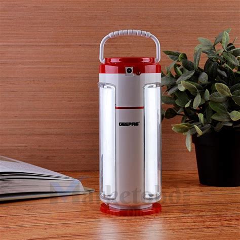 Geepas Ge53023 Rechargeable Led Emergency Light White And Red Color