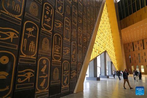 In Pics Grand Egyptian Museum In Giza Egypt Xinhua