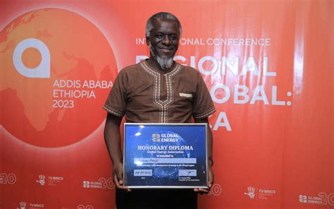 Global Energy Awards Honorary Diploma To Andrew Amadi The Global Energy Association