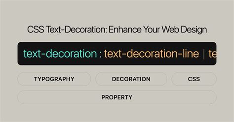 Css Text Decoration Enhance Your Web Design