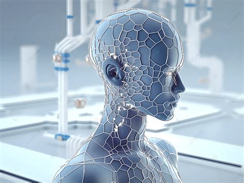 Big Data Network Technology Artificial Intelligence Robot Advertising Background Robot