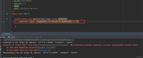 Bigdecimal 除法用法non Terminating Decimal Expansion No Exact Repres Csdn博客