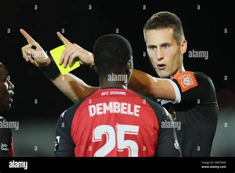 Referee Simon Bourdeaud Hui Pictured During A Croky Cup 1 16 Final Game