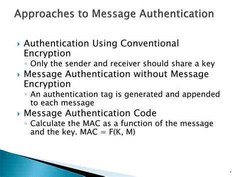 Ppt Public Key Cryptography And Message Authentication Powerpoint