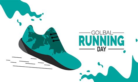 글로벌 러닝 데이 배경 템플릿 배너 카드 포스터 및 소셜 미디어에 적합합니다 전문적인 느낌을 위한 텍스트 비문과 클래식한 색상의 벡터 디자인 2명에 대한 스톡 벡터 아트 및