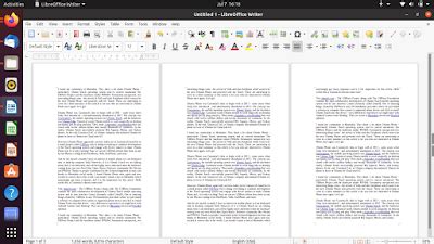 LibreOffice Writer Page Formatting