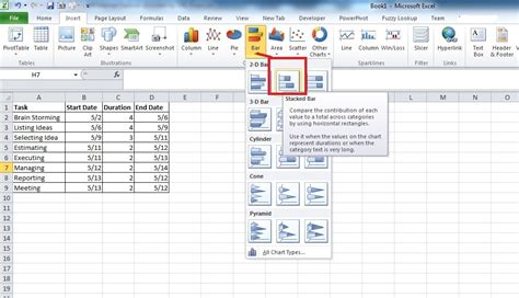 Amiq S Excel Learning Gantt Chart In MS Excel 2010