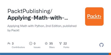 Github Packtpublishingapplying Math With Python 2nd Edition Applying Math With Python 2nd