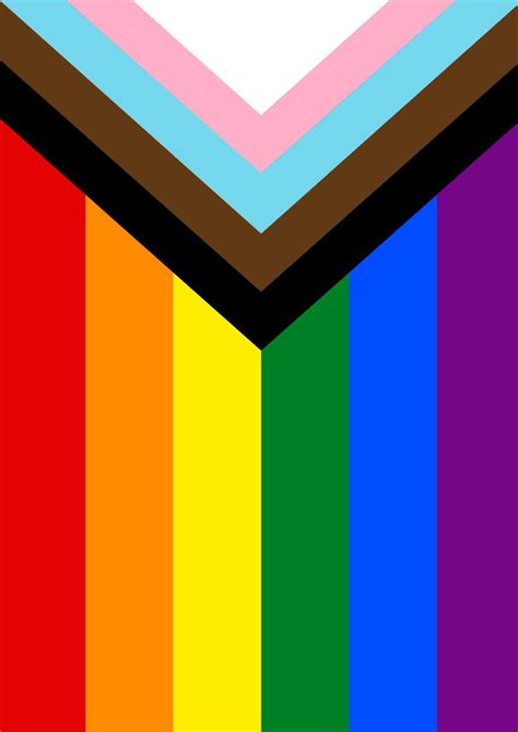 Pride Progress Rainbow Flag Print Philly Philadelphia Pride Flag Home