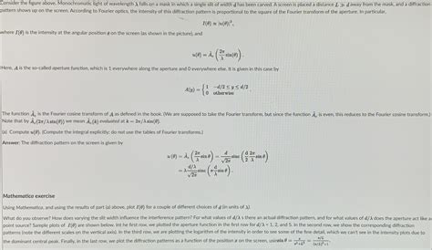 Solved I θ u θ 2 where I θ is the intensity at the Chegg com