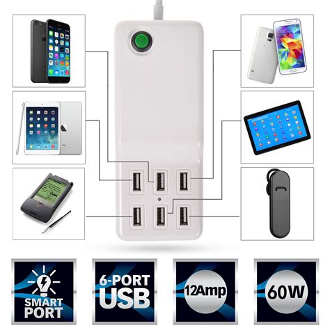 Universal Usb Multi Port Travel Wall Charger Desktop Quick Charging Station Makro Online