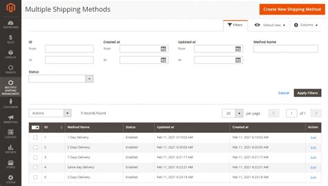 multi shipping for magento 2 multiple shipping methods