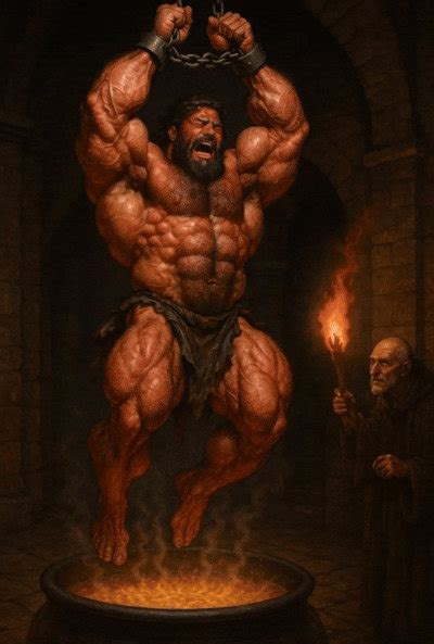 Hercules Enslaved Warm Up Over Hells Cauldron By Catgenie On Deviantart