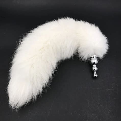 항문 플러그 꼬리 스테인레스 스틸 슈퍼 거친 흰색 꼬리 엉덩이 스토퍼 항문 구슬 마사지 항문 섹스 토이 커플 H8 5 161f Vibrators Aliexpress