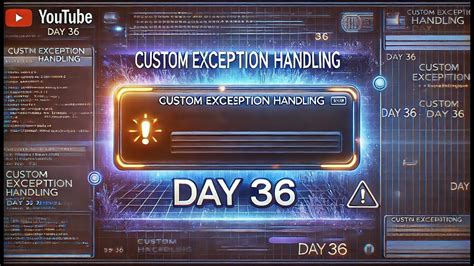 Python Day 36 Custom Exception Handling L Oops L 75 Day Coding