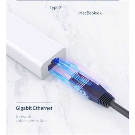 Usb Type C To Network Port Rj45 Usb2 0 Network Card With Hub Driver Free 100m Computer Network