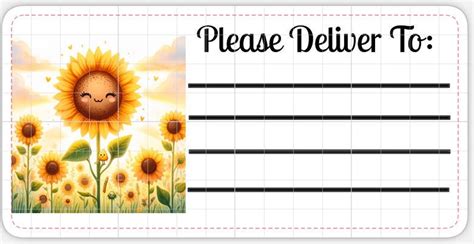 Printable Instant Download Pdt Please Deliver To Labels Mailing Label