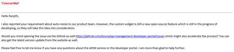 Auto Resize Custom Widget Height · Issue 1980 · Azureapi Management Developer Portal · Github