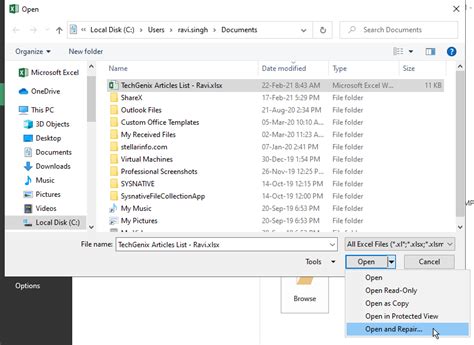 [solved] The Workbook Cannot Be Opened Or Repaired By Microsoft Excel