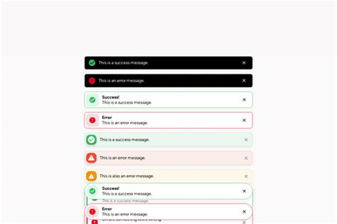 Success Messages And Error Messages Webflow