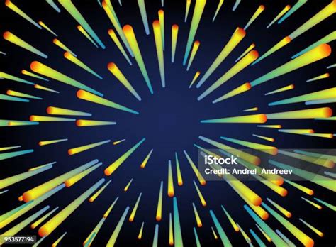 스타 워프 또는 센터에서 공간이 초 공간 이동의 빛 개념 별 배경 주제에 대한 스톡 벡터 아트 및 기타 이미지 배경 주제 속도 슈퍼히어로 Istock
