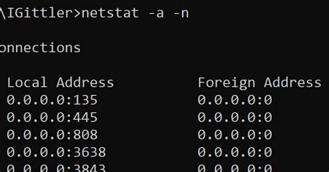 Copypastenet Netstat Network Statistics