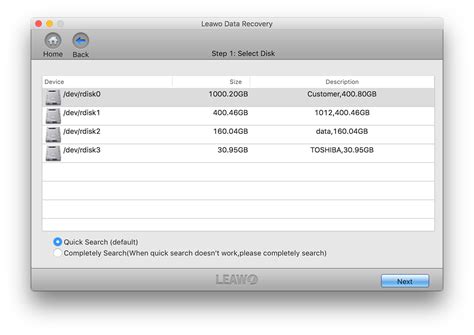 Best Data Recovery To Get Back What You Want On Mac Os Leawo Data Recovery For Mac