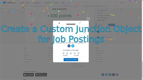 Create A Custom Junction Object For Job Postings Youtube