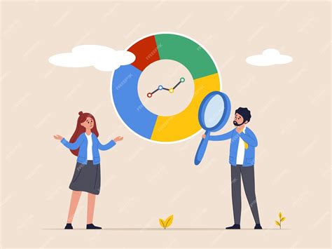 Premium Vector Data Analytics Concept Business Graph Dashboard