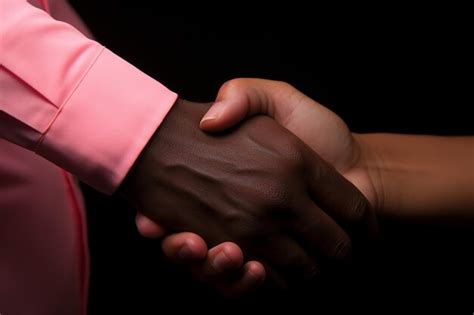 Premium Ai Image Hand Shaking Movement Illustration Image Generated By Ai