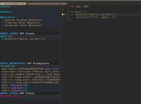neovim dap enhanced