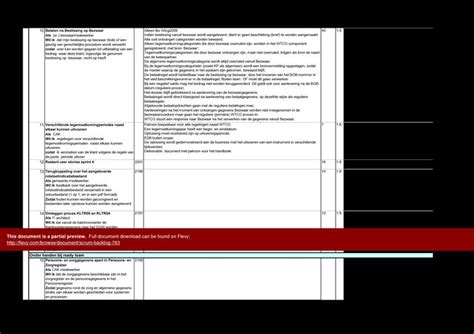 Scrum Backlog Dutch Template Excel Xls Scrum Disruptive Innovation Excel Templates