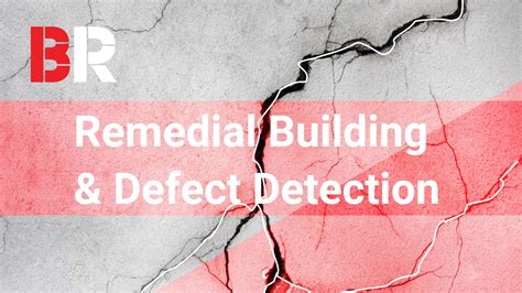 Remedial Building And Defect Detection