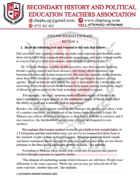 S4 Shapta Holiday Package Original 2024 Download Free Pdf Cancer