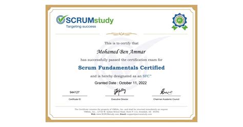 Scrum Fundamentals Certified Sfc™