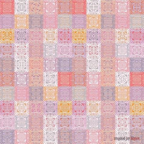 한국전통문양 뇌문 번개무늬 100선 마카롱 버전